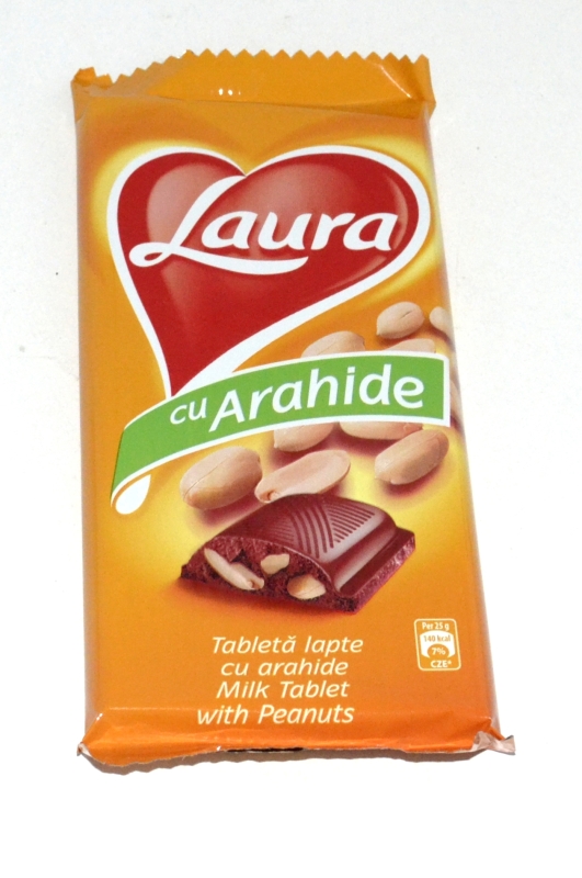 Ciocolata Laura Arahide 90 G - Persam