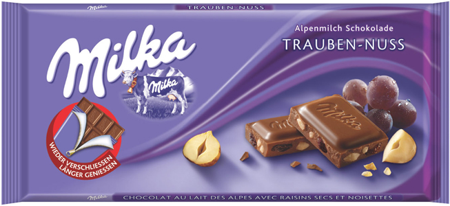 CIOCOLATA MILKA ALUNE SI STAFIDE 100 G - Persam